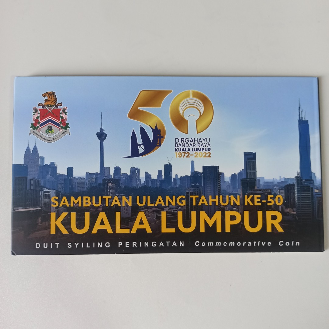 Kuala Lumpur 50 Tahnun BNM Commemorative Nordic Gold Coin, Hobbies & Toys, Collectibles ...