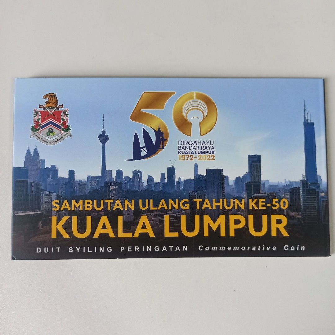 Kuala Lumpur 50 Tahnun BNM Commemorative Nordic Gold Coin, Hobbies & Toys, Collectibles ...