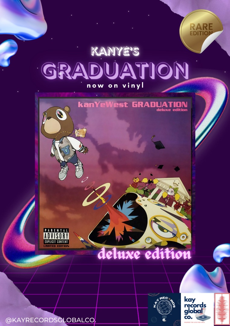 [LAST SEALED COPY] KANYE WEST GRADUATION VINYL RECORD | DELUXE ...