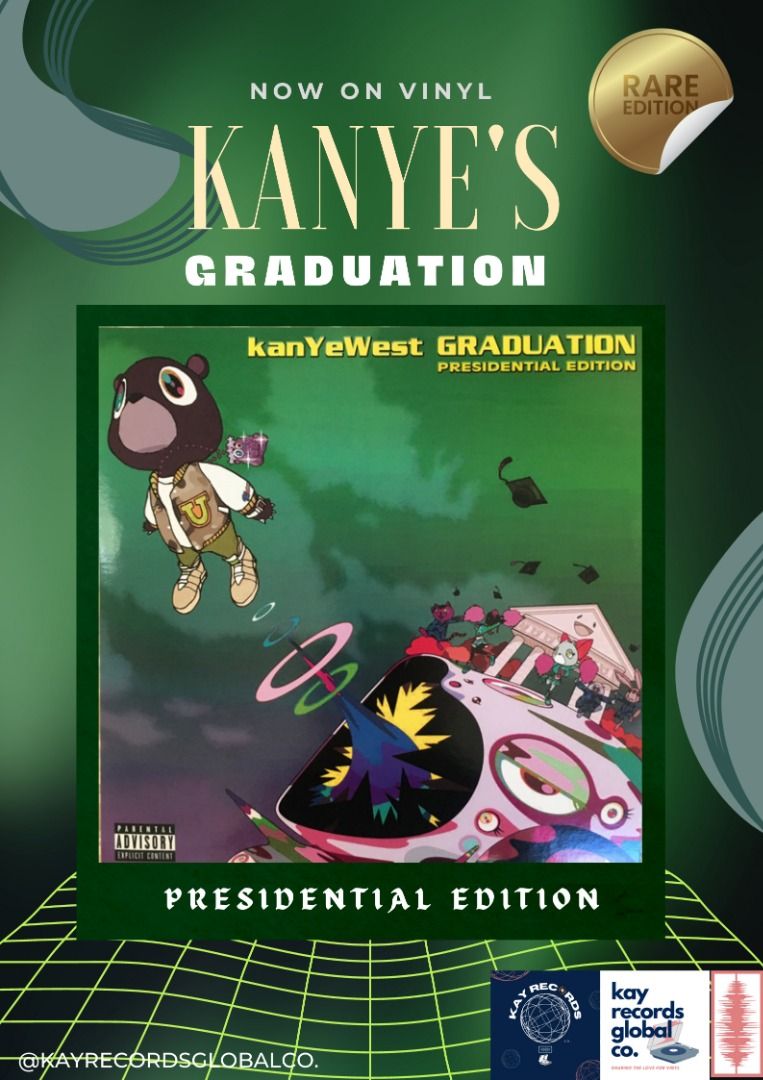 [LAST SEALED COPY] KANYE WEST GRADUATION VINYL RECORD | DELUXE ...