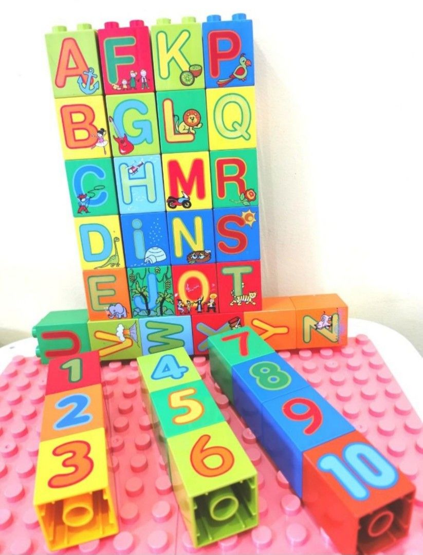 Lego Duplo Alphabets And Numbers, Hobbies & Toys, Toys & Games on Carousell