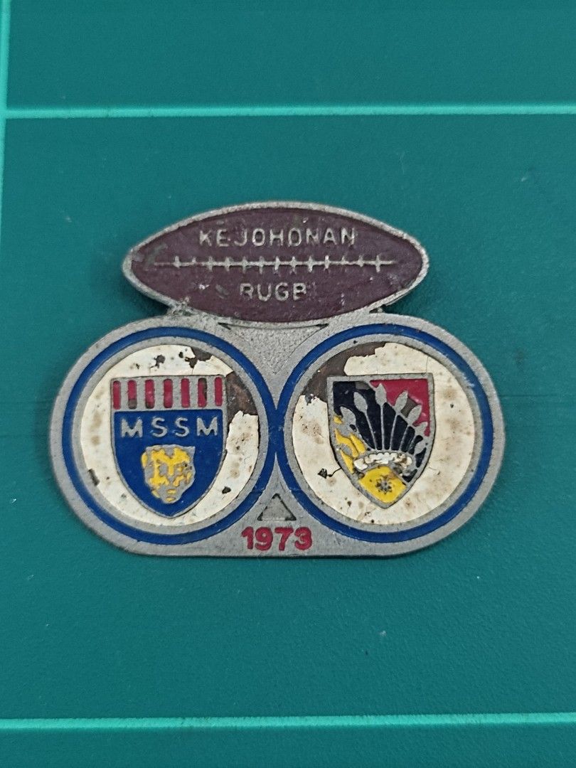 Lencana (Besi) MSSM Kejohanan Rugbi 1973, Hobbies & Toys, Collectibles ...