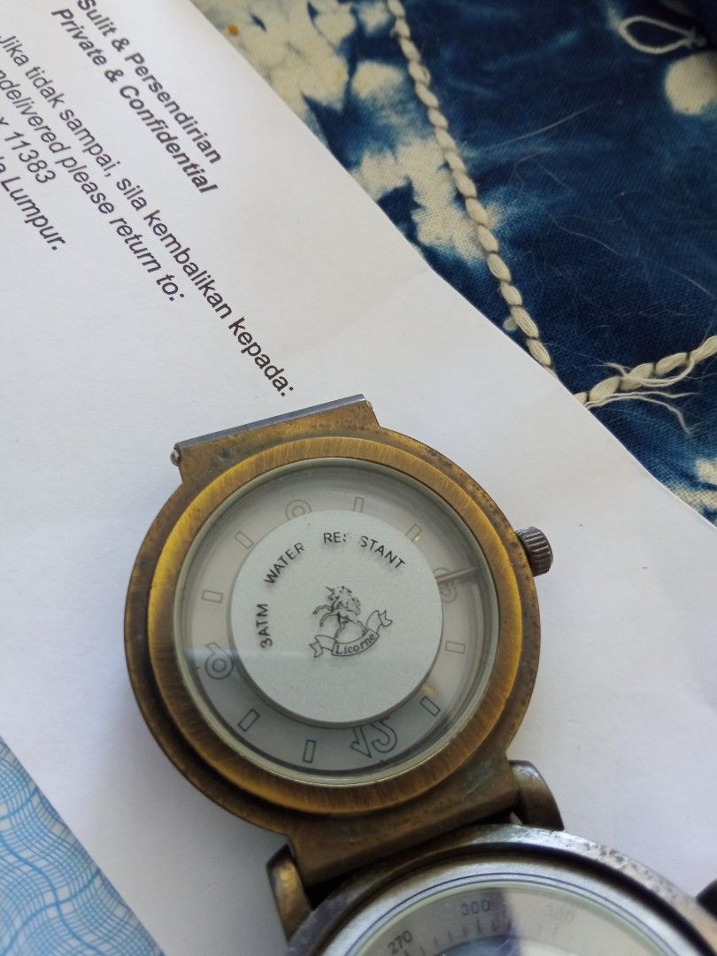 Licorne Watch & Compass, Men's Fashion, Watches & Accessories, Watches ...