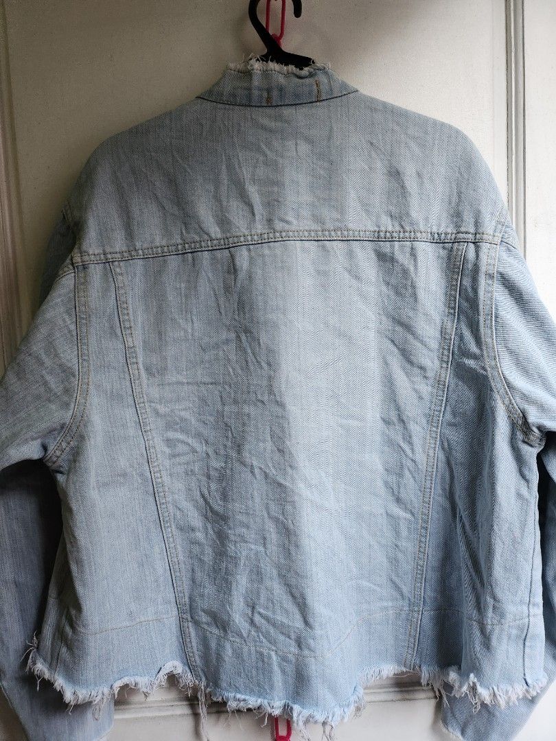 Light Colored Denim Jacket, Women's Fashion, Coats, Jackets and ...