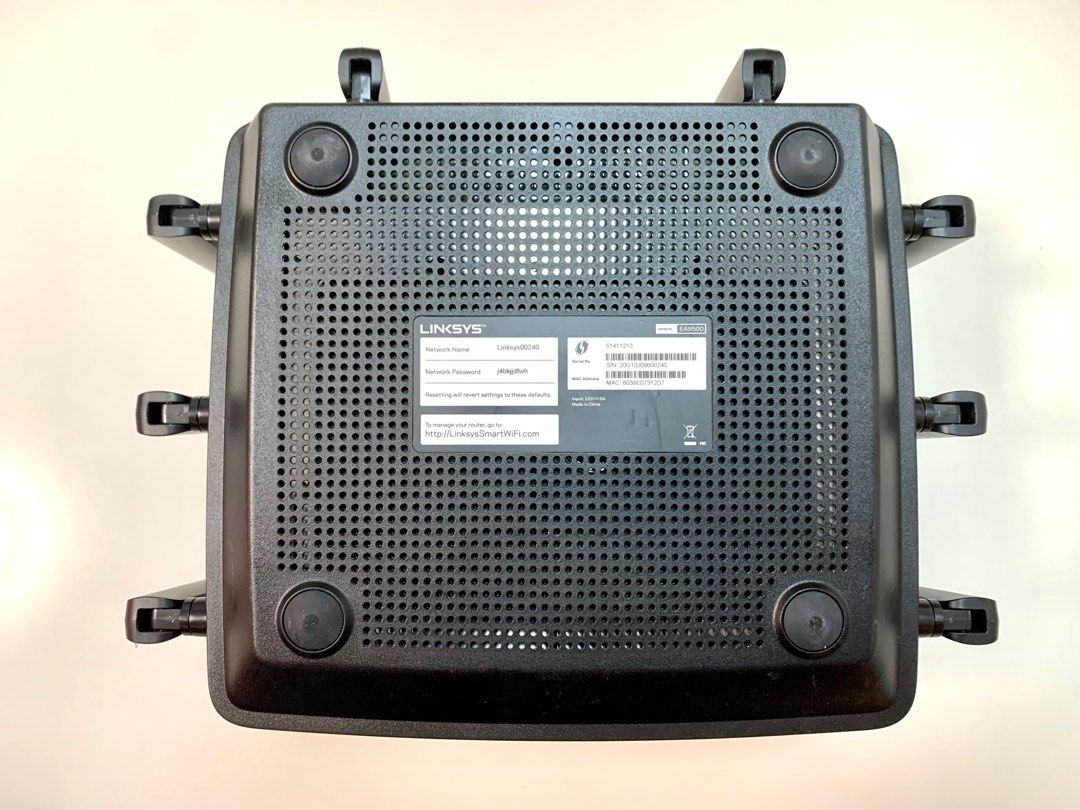 Linksys EA9500 Max-Stream AC5400 MU-MIMO Gigabit WiFi 路由器, 電腦＆科技, 電腦周邊及 ...