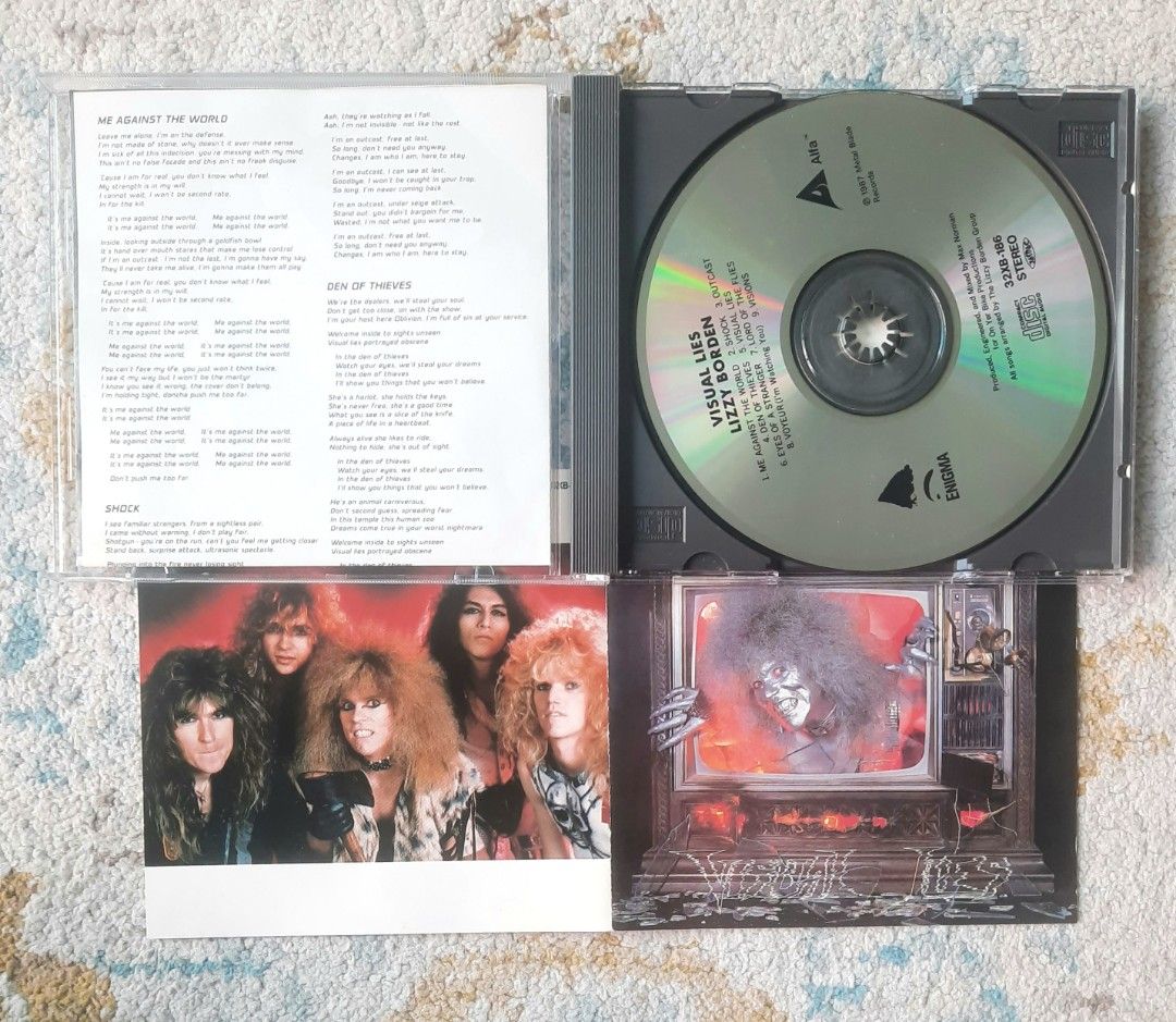 Lizzy Borden - Visual Lies CD, Hobbies & Toys, Music & Media, CDs ...