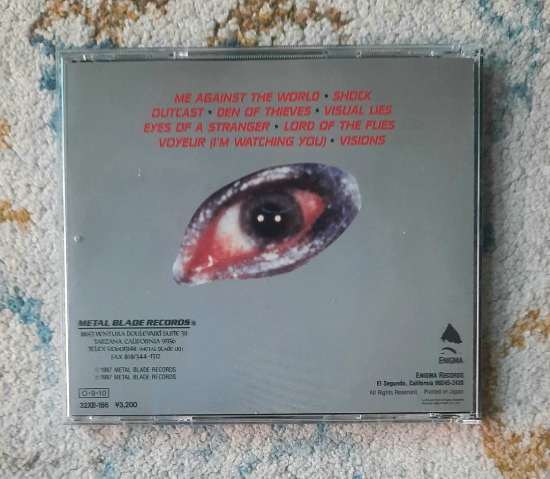 Lizzy Borden - Visual Lies CD, Hobbies & Toys, Music & Media, CDs ...