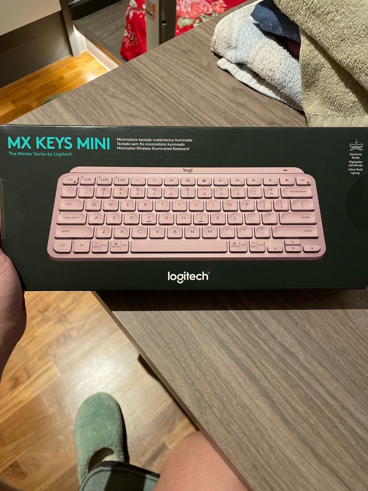 Logitech Mx keys mini rose, Computers & Tech, Parts & Accessories ...