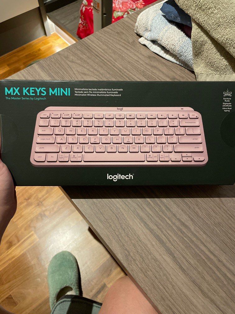 Logitech Mx keys mini rose, Computers & Tech, Parts & Accessories ...