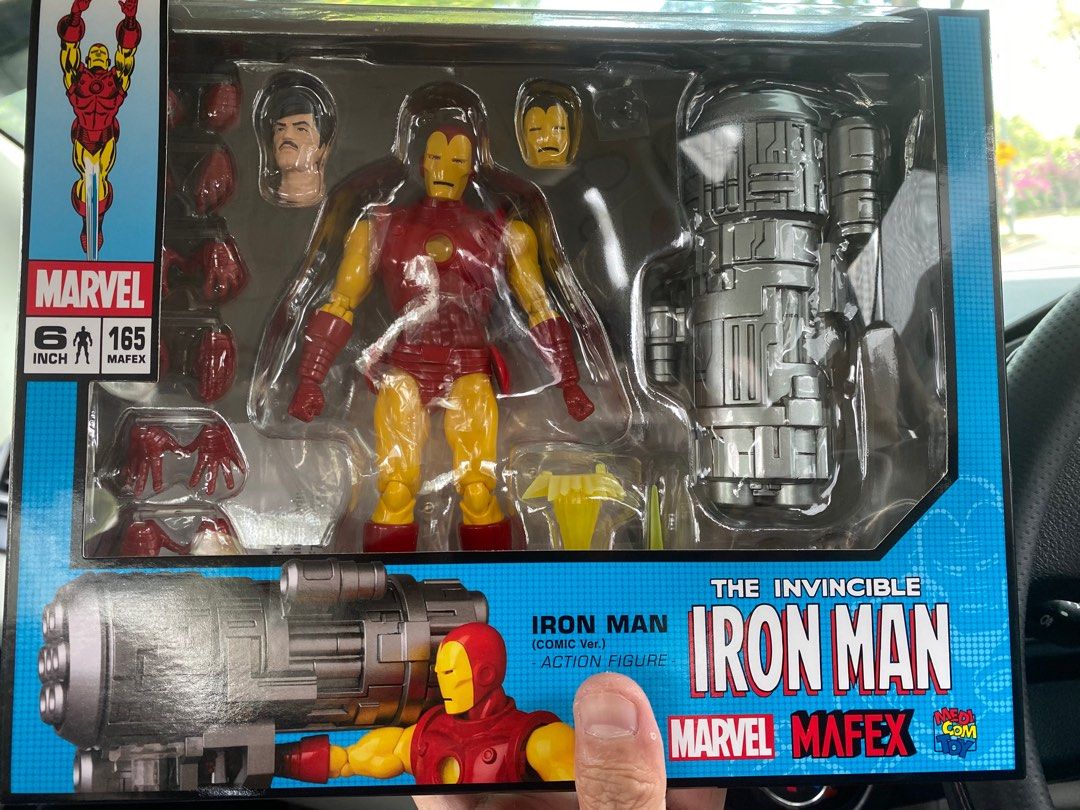 Mafex comic invincible iron man, Hobbies & Toys, Toys & Games on Carousell
