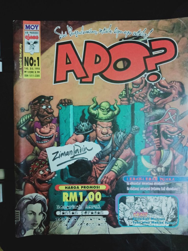 Majalah APO _ Bilangan 1_1998, Hobbies & Toys, Books & Magazines, Comics & Manga on Carousell