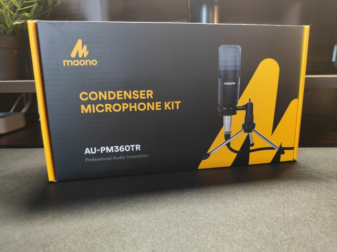 Maono Condenser Microphone Kit, Audio, Microphones on Carousell