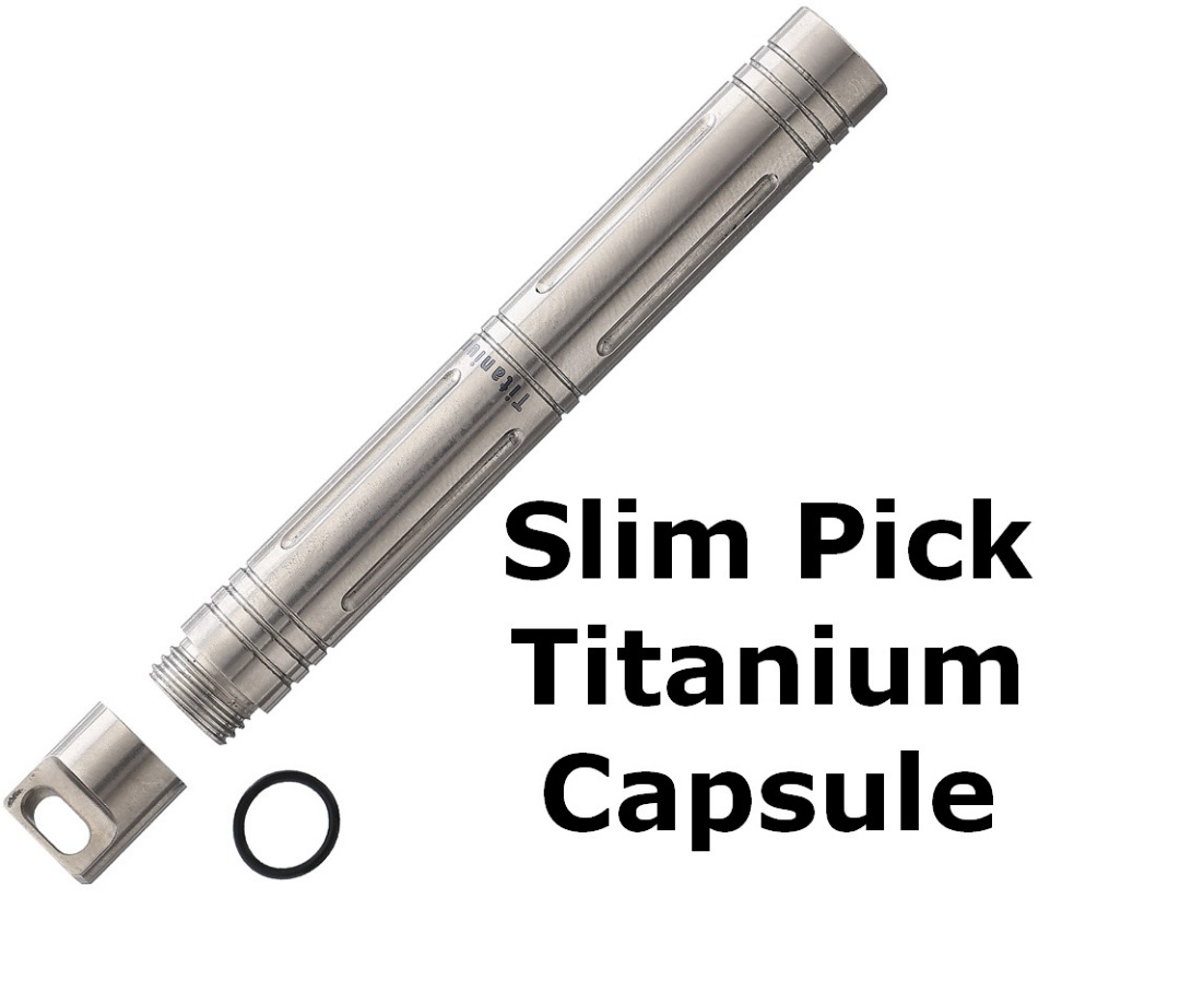 Maratac Slim Pick Titanium Capsule, Hobbies & Toys, Travel, Travel ...