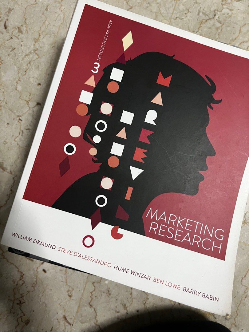 Marketing Research Book, Hobbies & Toys, Books & Magazines, Textbooks ...