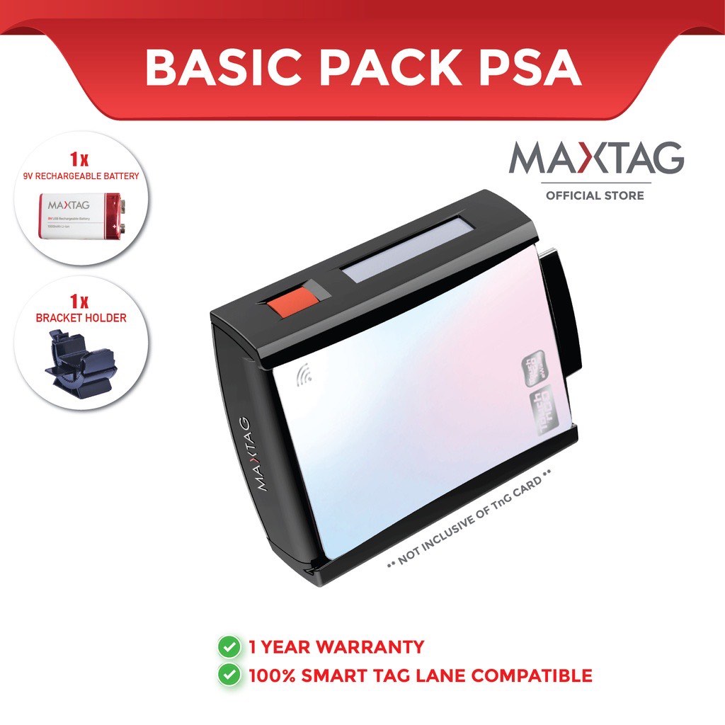 MaxTag SmartTag Touch n Go Toll - Basic Pack- Toll (1 year Warranty ...