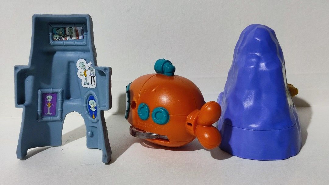 Mcdo SPONGEBOB & FRIENDS Hardtoys, Hobbies & Toys, Toys & Games on ...