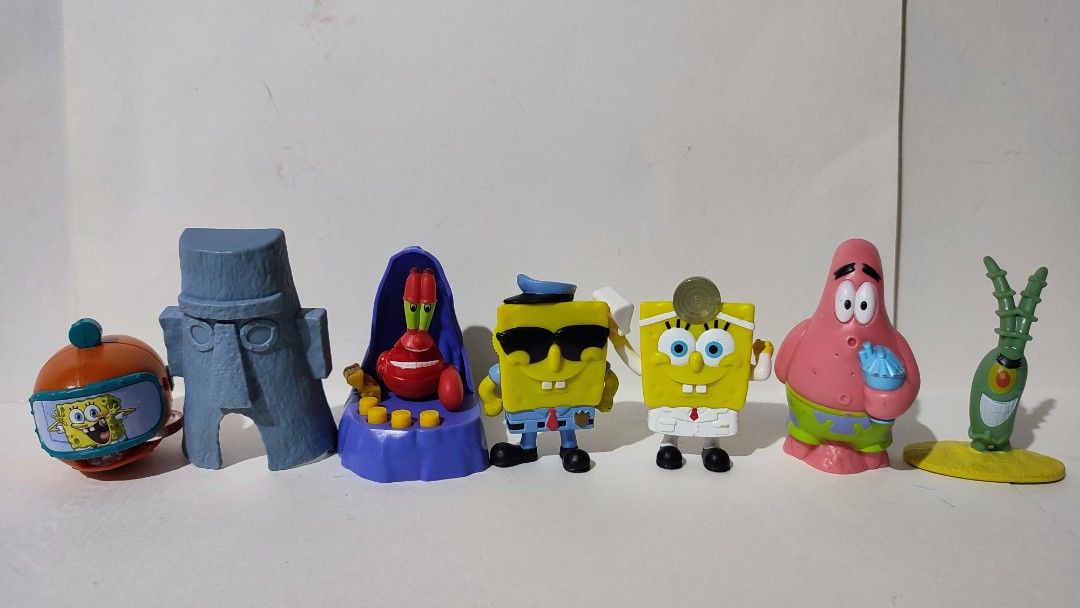 Mcdo SPONGEBOB & FRIENDS Hardtoys, Hobbies & Toys, Toys & Games on ...