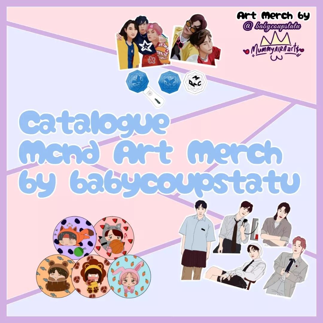 MCND Fanart Merch by babycoupstatu, Hobbies & Toys, Collectibles ...
