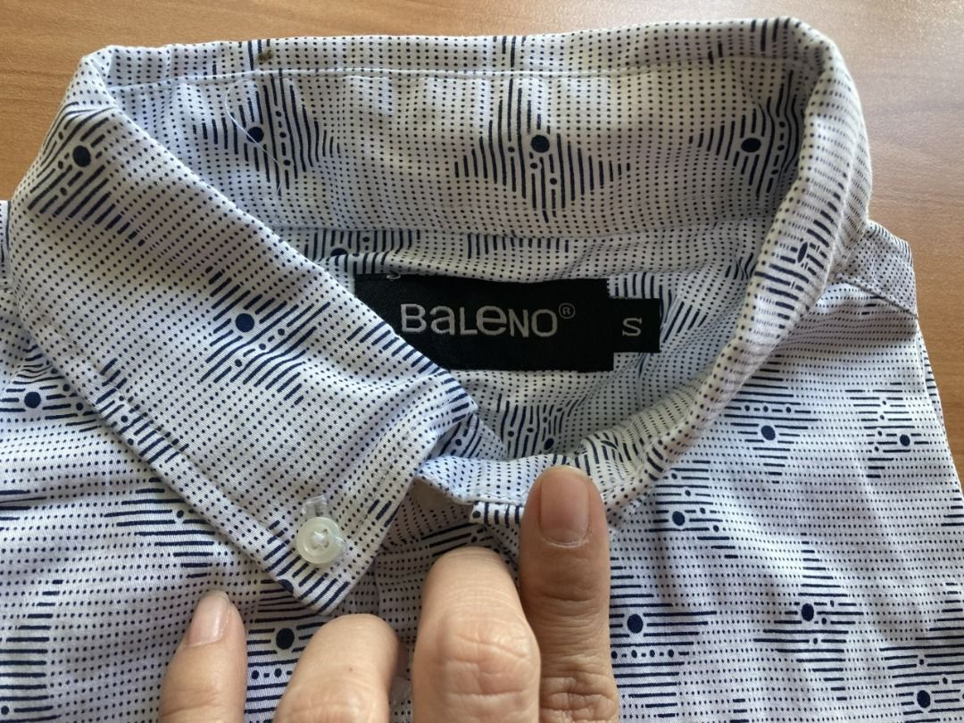 Men's Baleno Microprint Dress Shirt with Textured Fabric, Men's Fashion ...