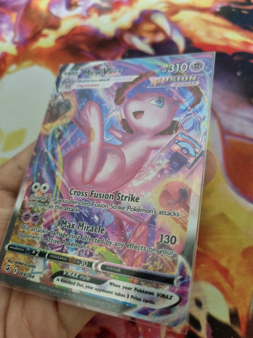 Mew Vmax Alternate Art 269/264 Secret Rare Fusion Strike AA, Hobbies & Toys, Memorabilia ...