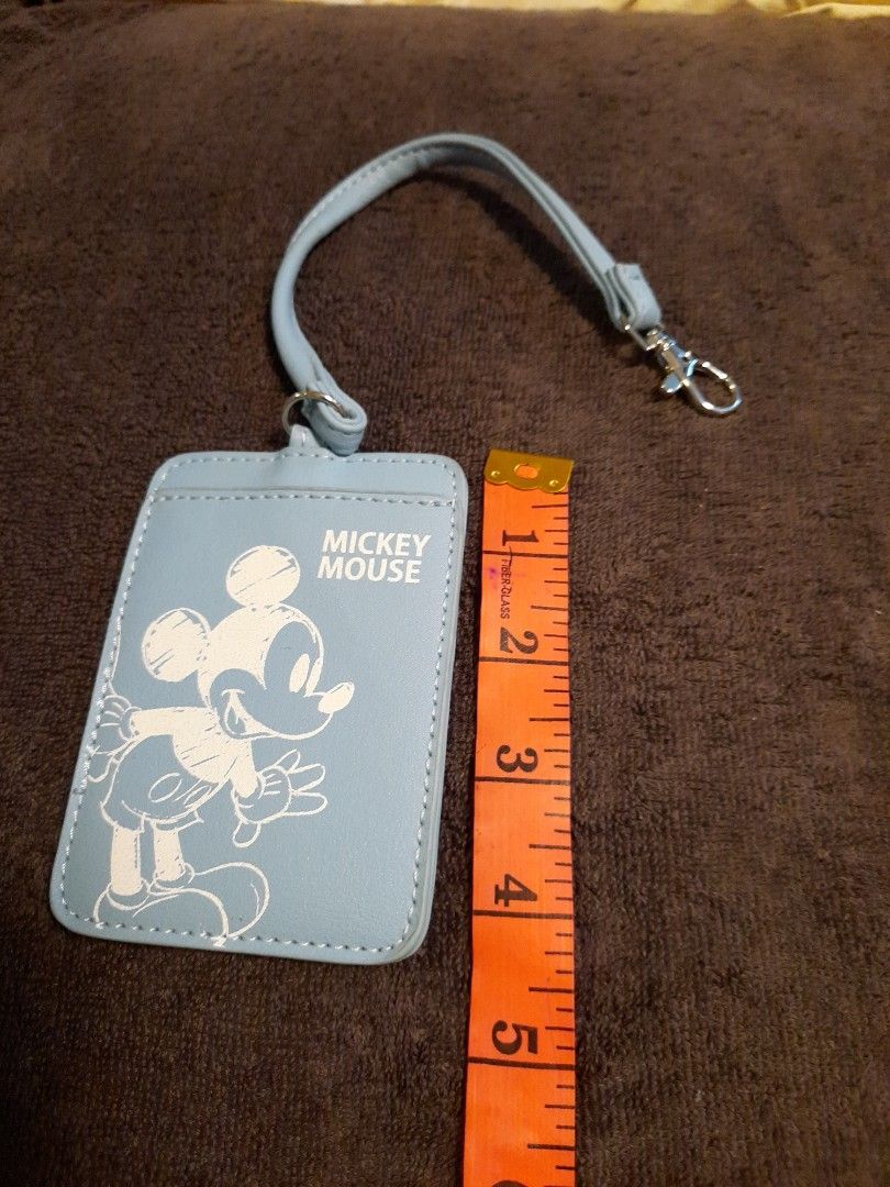 Mickey mouse ID card bag keychain, Women's Fashion, Bags & Wallets ...