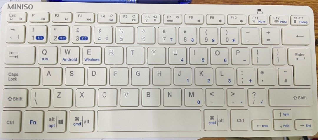Miniso Ultrathin BT Keyboard, Computers & Tech, Parts & Accessories ...
