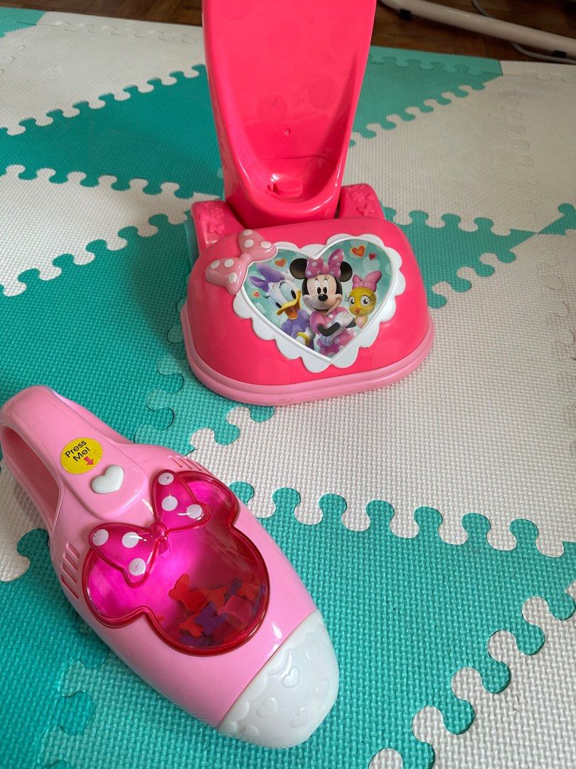 Minnie Mouse toy vacuum pre loved, Babies & Kids, Infant Playtime on ...