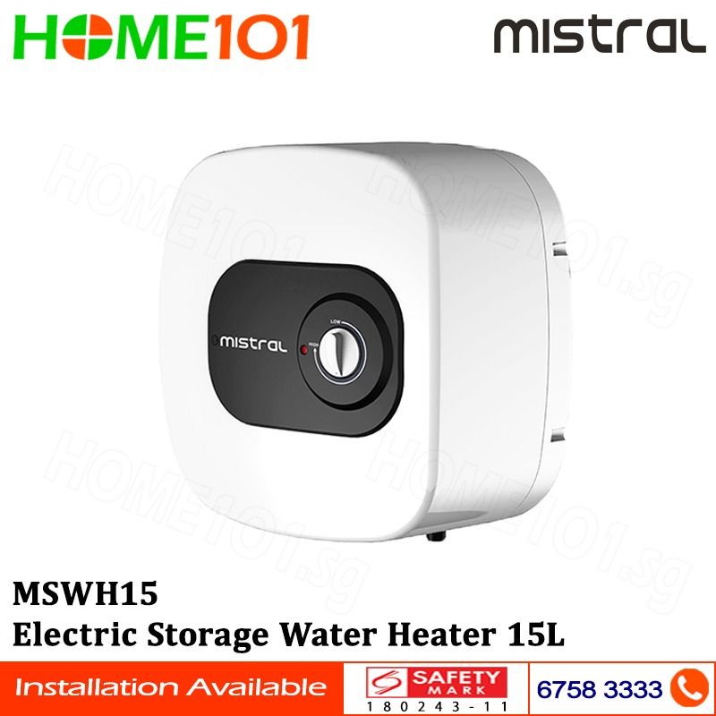 Mistral Storage Water Heater 15L - 30L [MSWH15] [MSWH30], TV & Home ...