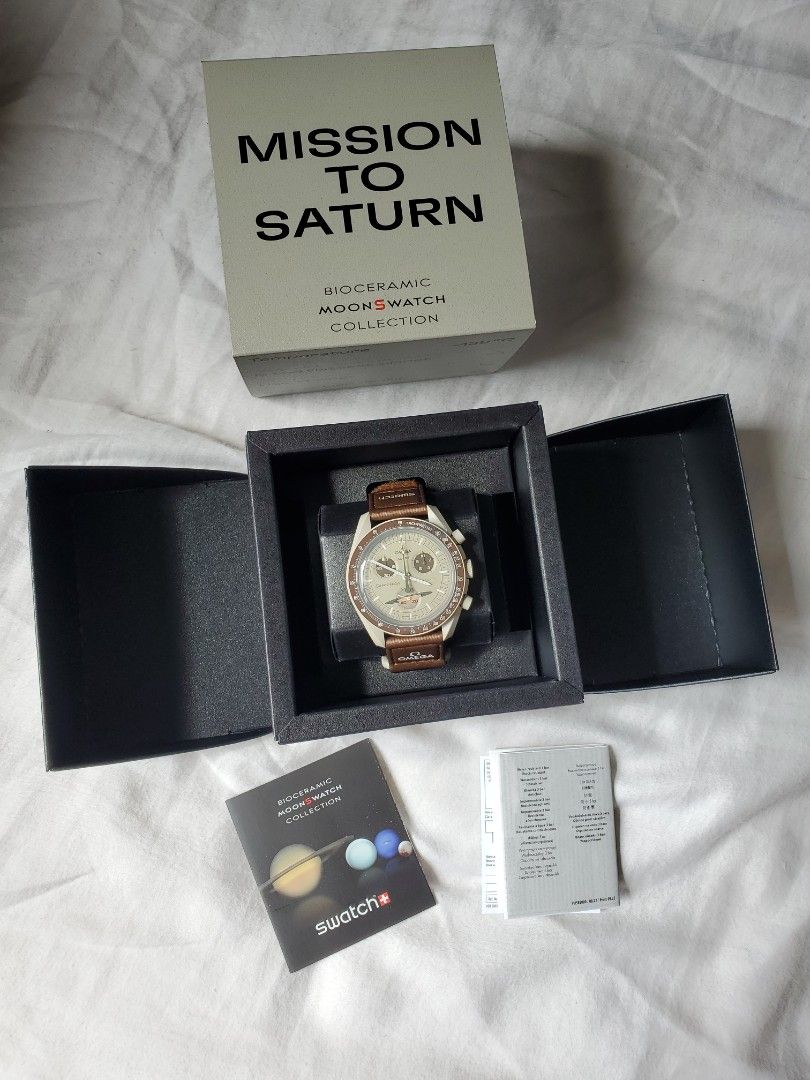 Moonswatch - Mission to Saturn (Omega x Swatch) NEW Moonswatch, Men's ...