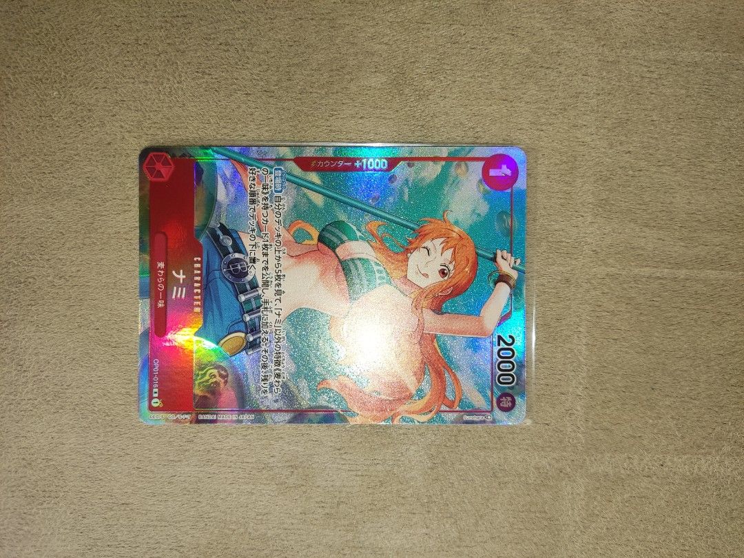 Nami Alternate Art OP 01 Japanese Romance Dawn, Hobbies & Toys, Toys ...