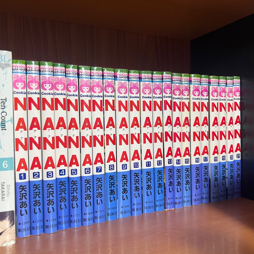 Nana Manga Complete Set (Japanese), Hobbies & Toys, Books & Magazines, Comics & Manga on Carousell