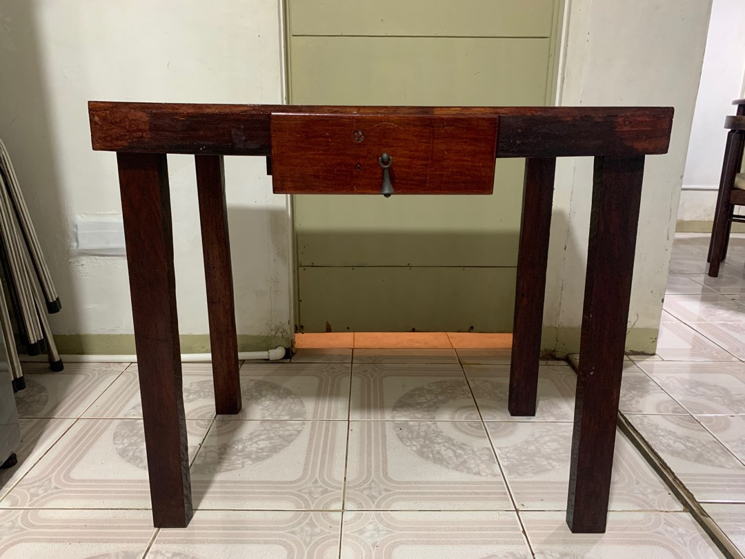 Narra study/ side/ coffee/ console table, Furniture & Home Living ...