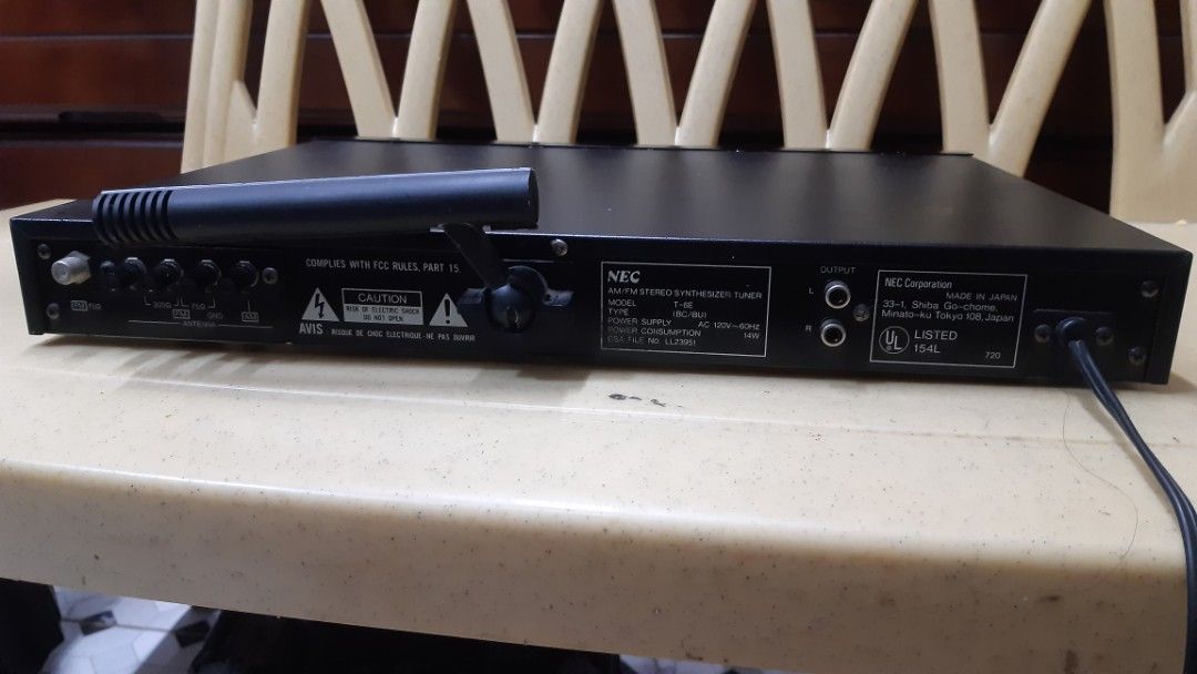 Nec tuner T-6, Audio, Other Audio Equipment on Carousell