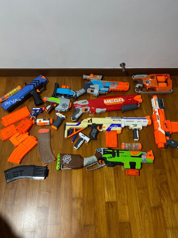 Nerf guns, Hobbies & Toys, Toys & Games on Carousell