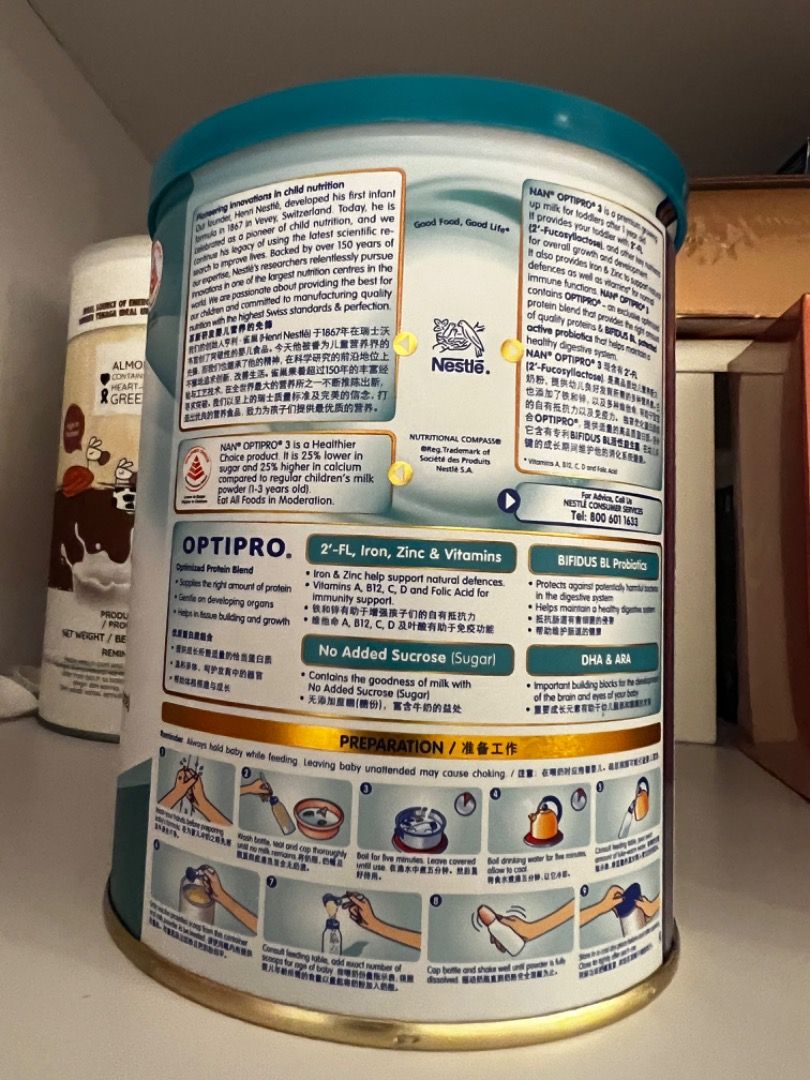 Nestle Nan Optipro 3 400g (small), Babies & Kids, Nursing & Feeding ...