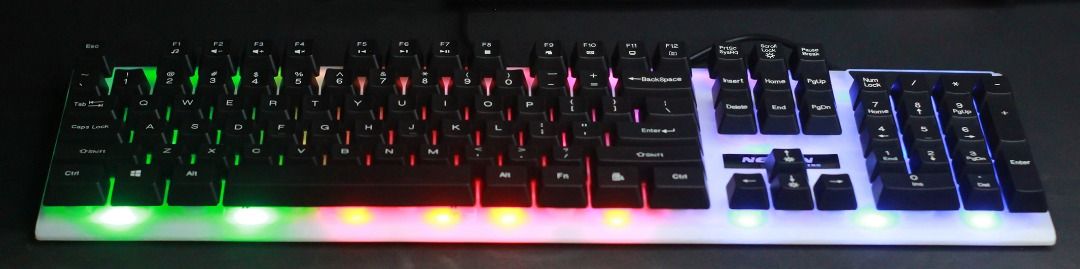 NEXION GK-130 GAMING KEYBOARD AND MOUSE COMBO RGB, USB WIRED, BLACK ...