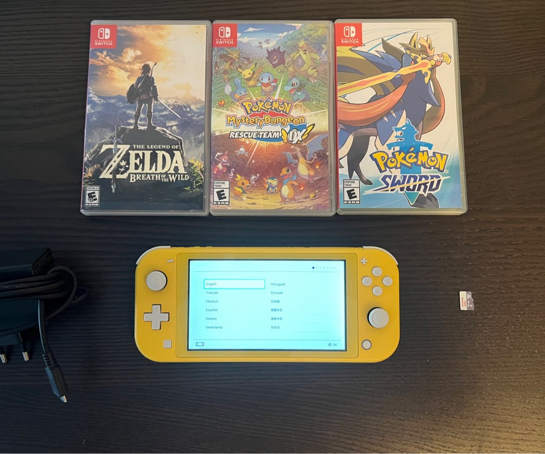 Nintendo Switch Lite | Three Games | 64GB SD Card, Video Gaming, Video ...