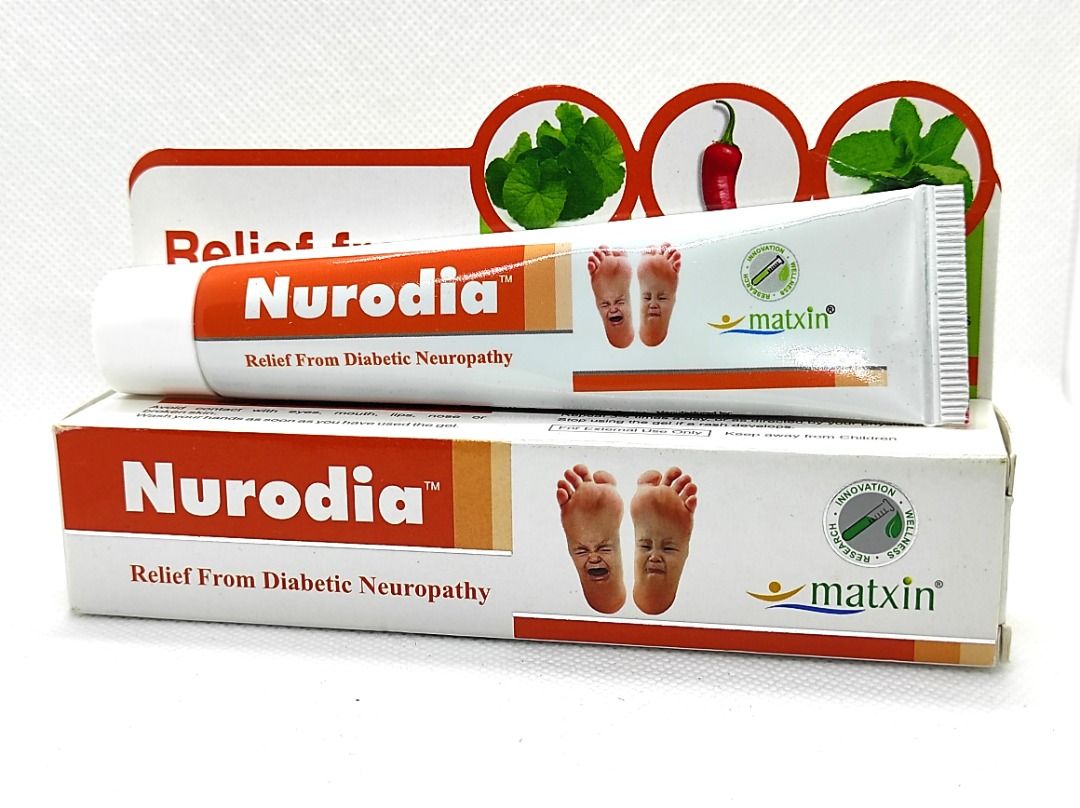 NURODIA Diabetic Neuropathy Gel 30g, Health & Nutrition, Medical ...
