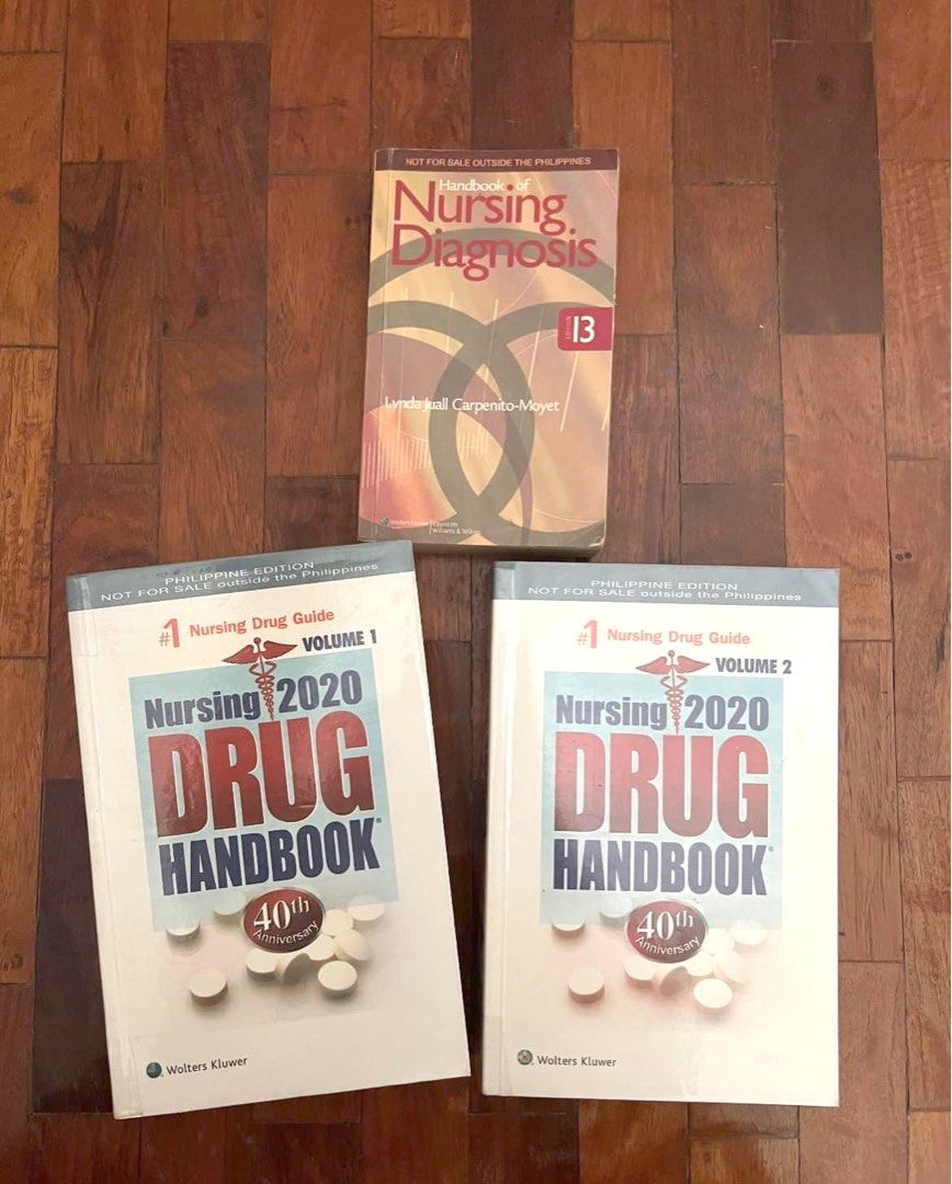 Nursing Drug Handbook and Handbook of Nursing Diagnosis, Hobbies & Toys ...