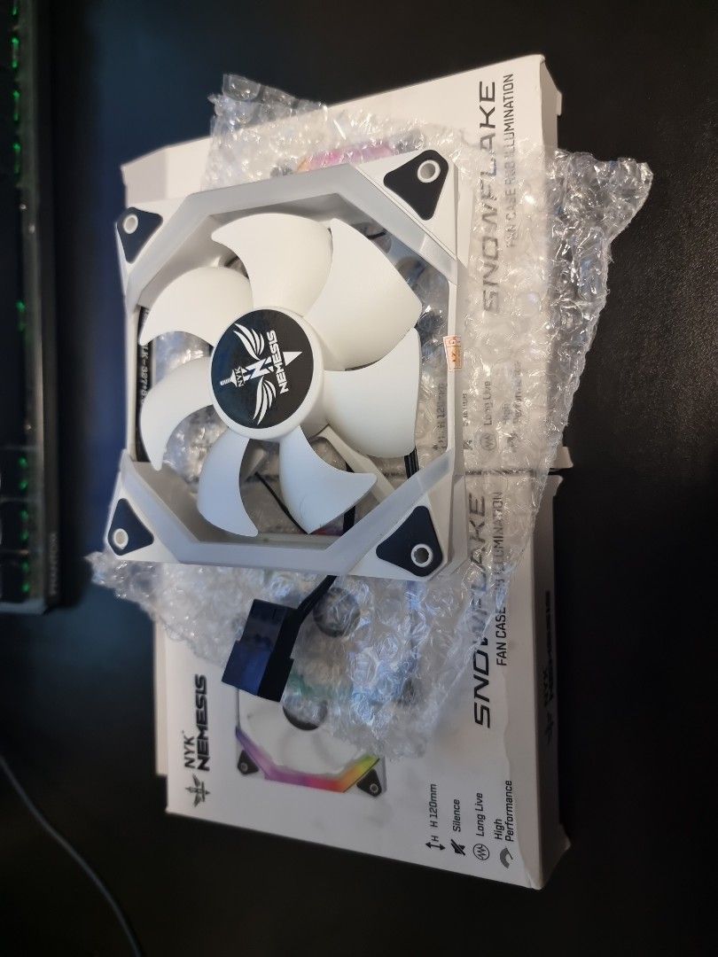 NYK Nemesis PC Case White Fan, Computers & Tech, Parts & Accessories ...