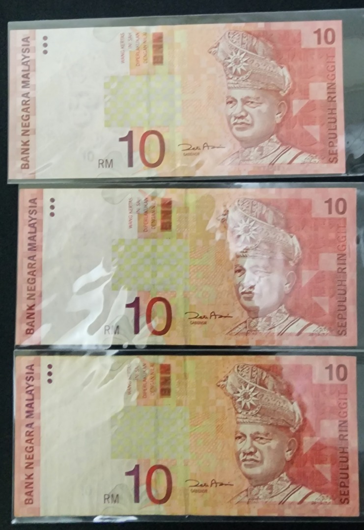 Old Malaysia RM10 Notes Vintage, Hobbies & Toys, Memorabilia ...