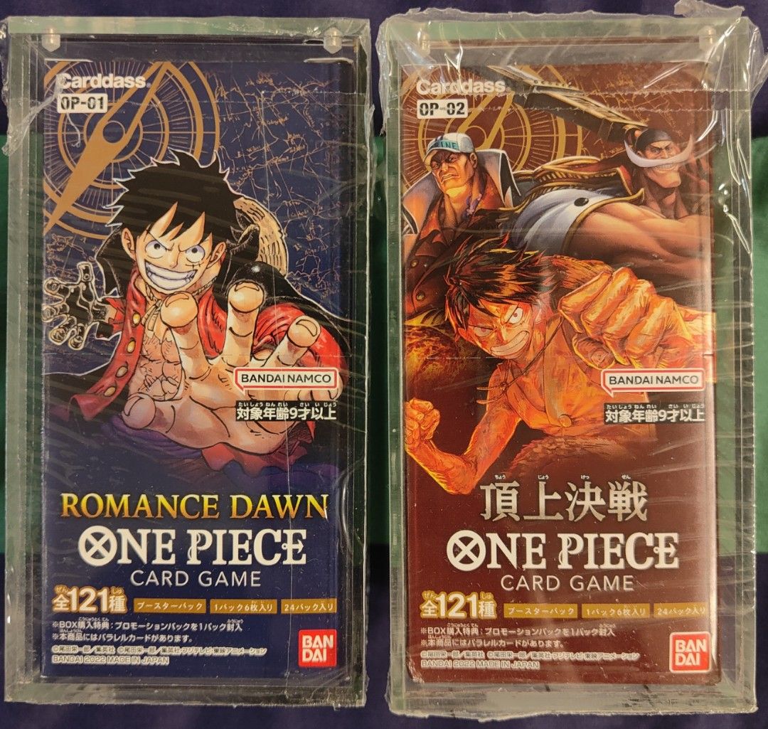 One Piece Booster Acrylic Storage Box (OP01/02/03), Hobbies & Toys ...