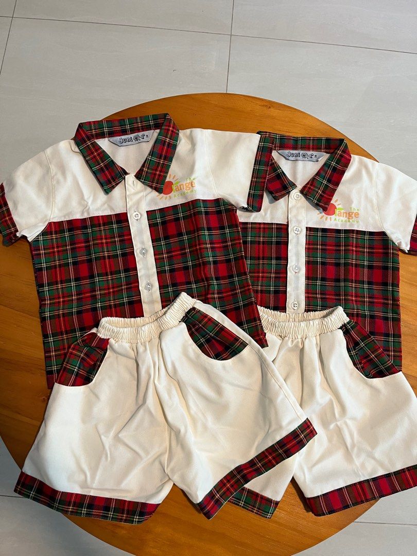 Orange Academy Uniform - Size 26, Babies & Kids, Babies & Kids Fashion ...