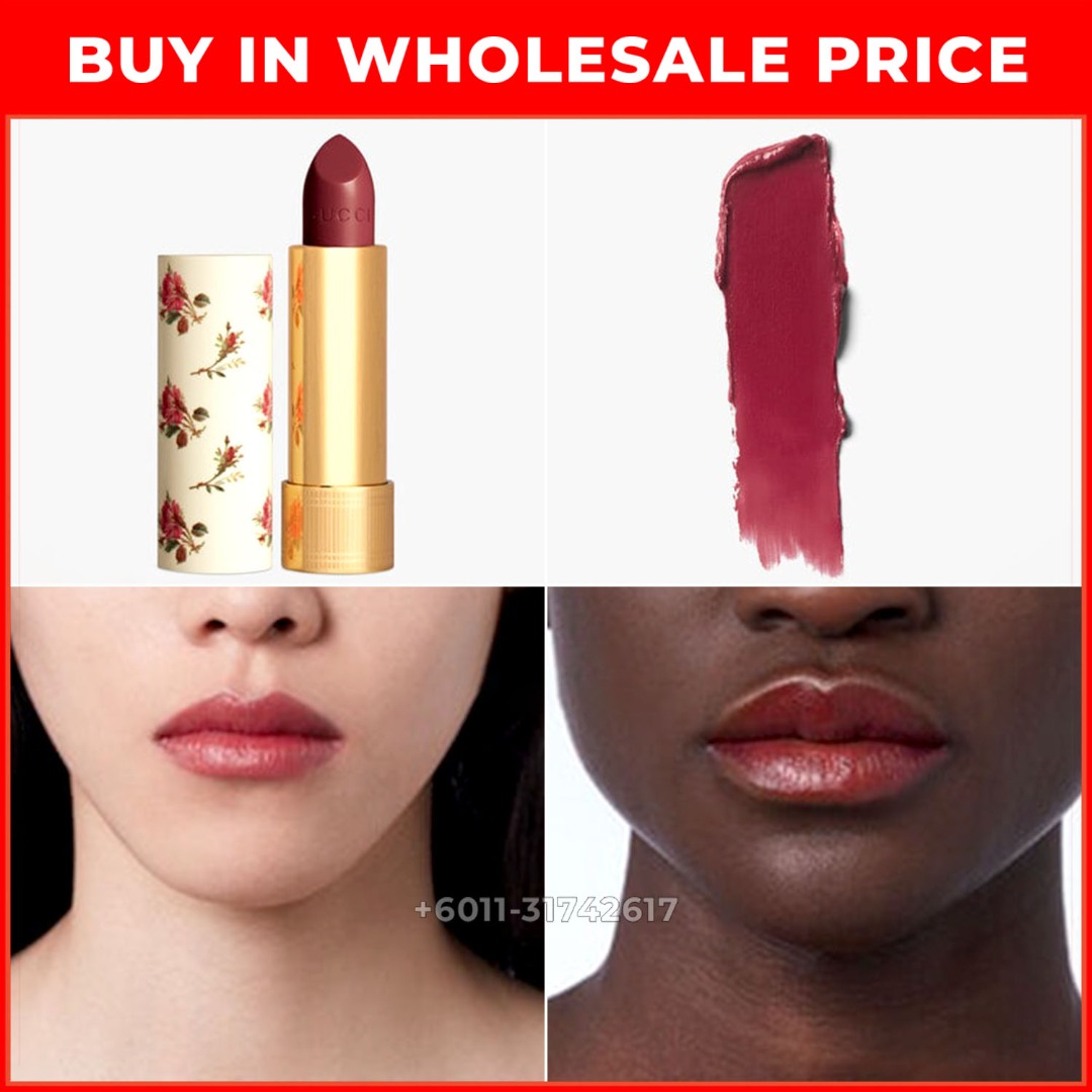[ORIGINAL] GUCCI ROUGE A LEVRES VOILE LIPSTICK (506 Louisa Red), Beauty ...