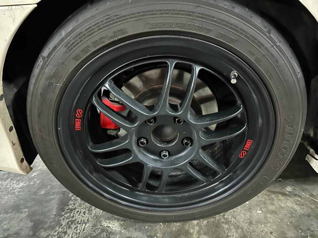 Original RPF1 Rims with Tyres, Car Accessories, Tyres & Rims on Carousell