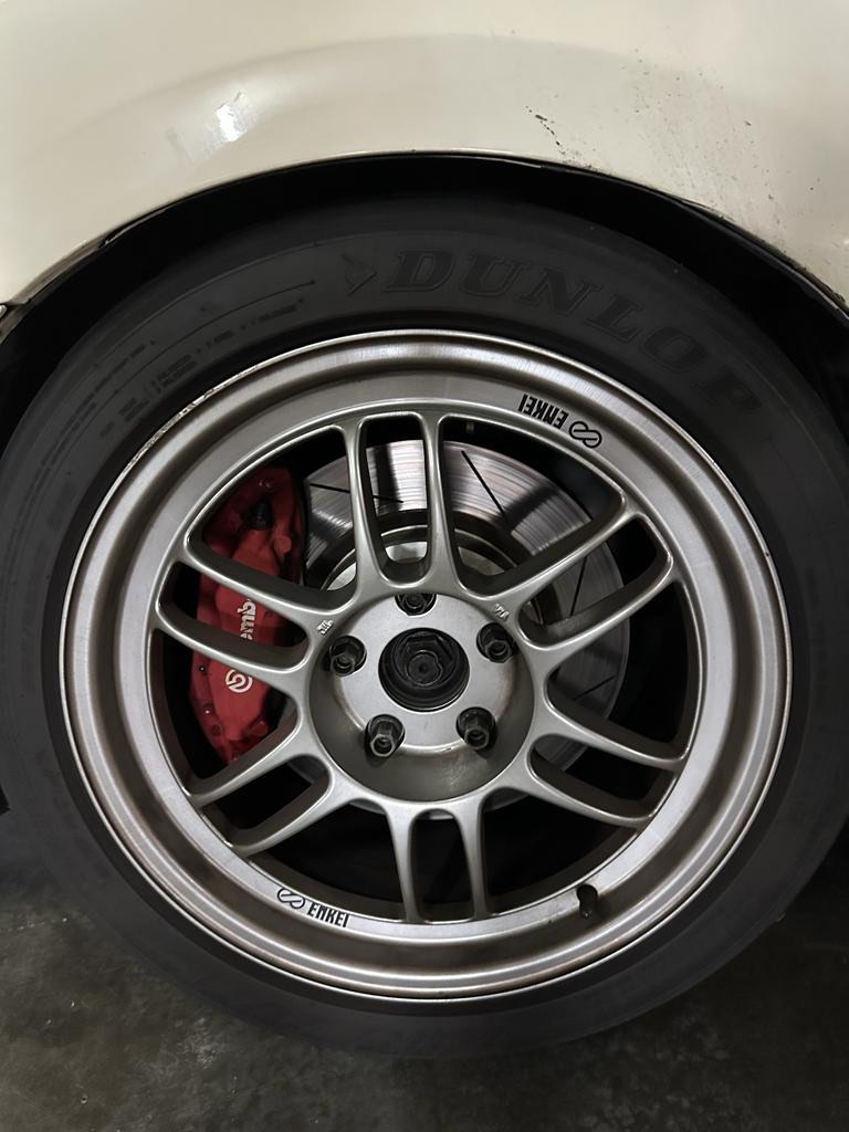 Original RPF1 Rims with Tyres, Car Accessories, Tyres & Rims on Carousell