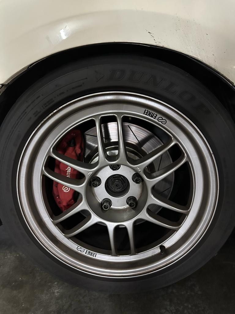 Original RPF1 Rims with Tyres, Car Accessories, Tyres & Rims on Carousell