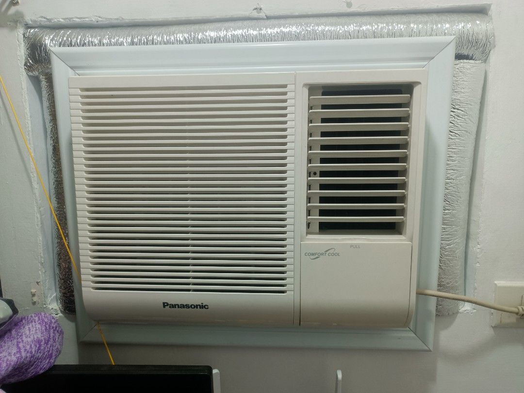Panasonic 0.6 window type aircon, TV & Home Appliances, Air ...
