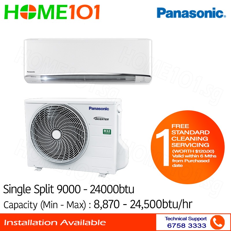 Panasonic Single Split AirCon 9000BTU TO 24000BTU [System 1], TV & Home ...