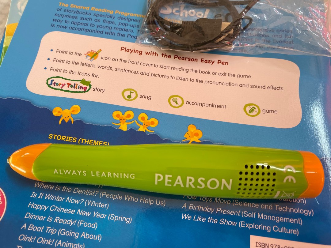 Pearson reading pen, 興趣及遊戲, 書本 & 文具, 小朋友書 - Carousell